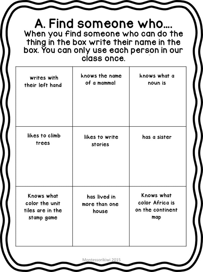 Montessori back to school - find someone who – montessorikiwi