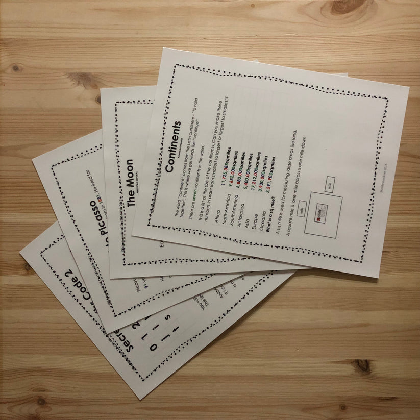 Montessori Checkerboard Equations and Questions Bundle – montessorikiwi
