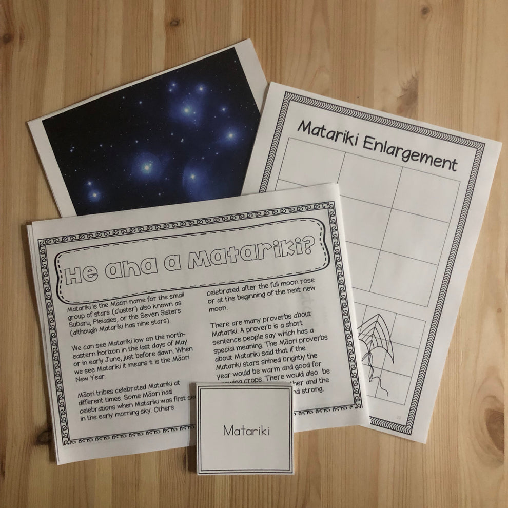 Matariki activities, reading, printables – montessorikiwi