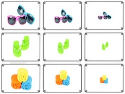 Summer themed math sorting – montessorikiwi